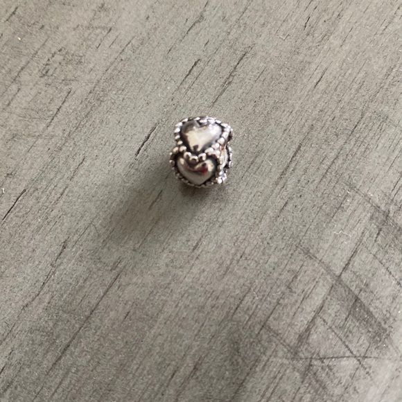 Pandora | Jewelry | Pandora Sterling Silver Hear Spacer Charm | Poshmark